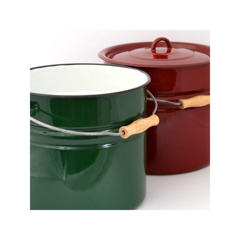 enamel bucket