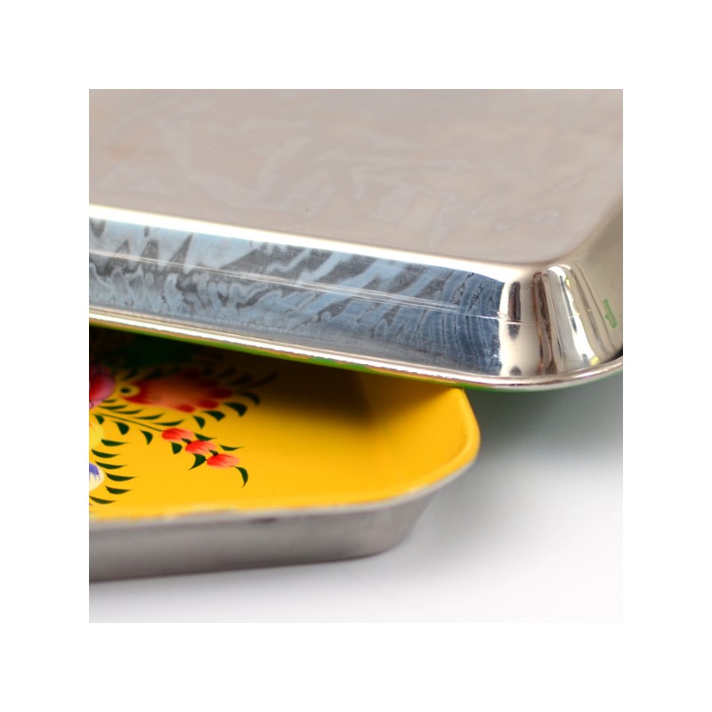Stainless Steel tray angled painted