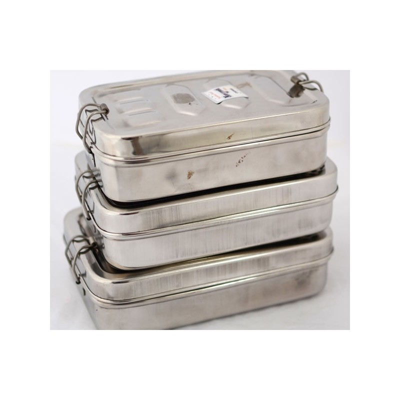 Stainless Steel lunchbox, rectangular